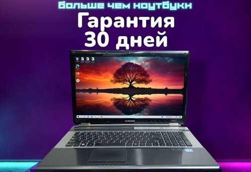 Ноутбук 17 дюйм Samsung i5/16гб/SSD 240гб/win10