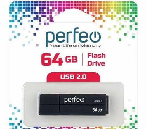 Флешка Perfeo USB 2.0 64GB C01G2 Black