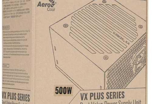 Блок питания aerocool vx plus 500w