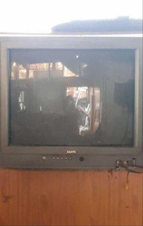 Телевизор кинескопный sanyo