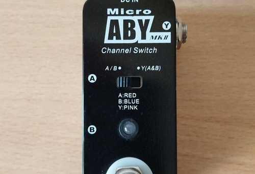 Гитарная педаль Mooer Micro ABY (mkii)