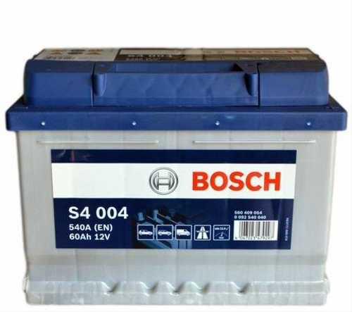 Аккумулятор Bosch S4 004 (60R) обр. пол. 60 Ач