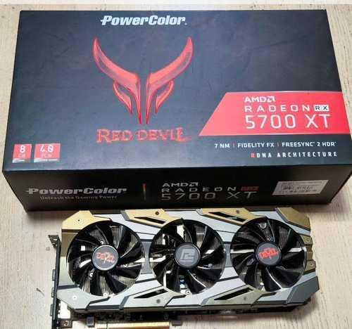 Топовая PowerColor RX5700XT 8Gb gddr6