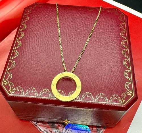 Колье Cartier premium vgold длина 45 см