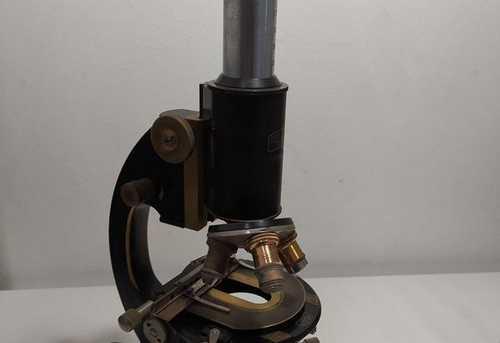 Микроскоп Carl Zeiss Jena №195442 старинный