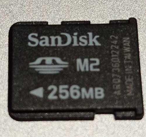 Карта памяти SanDisk M2 256MB