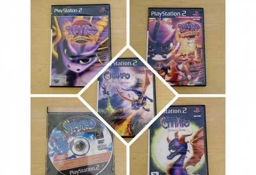 Игры про дракона Spyro на PlayStation 2 диски