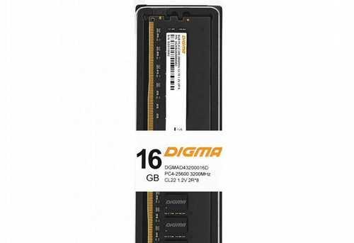 Память оперативная DDR4 16Gb Digma 3200MHz (dgmad4
