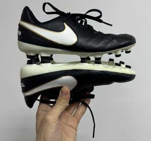 35 Nike Tiempo кожа бутсы оригинал #423