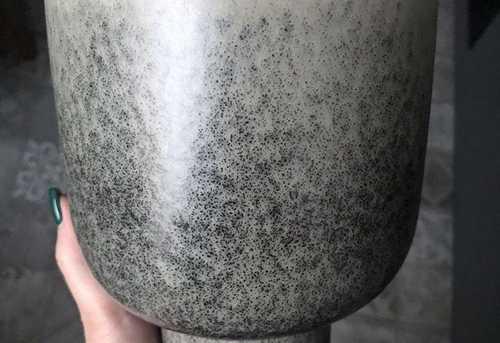 Кашпо горшок для цветов каменная керамика