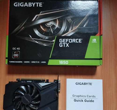 Видеокарта gtx 1650 4gb Gigabyte