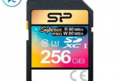 Флеш карта SD 256GB Silicon Power Superior Pro