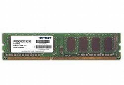 Patriot DDR3 dimm 8GB (PC3-10600) 1333MHz PSD38G13