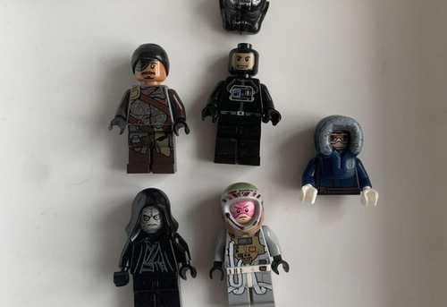 Lego минифигурки Star Wars звездные войны