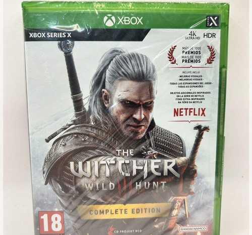 Диск xbox Witcher 3 Wild Hunt Complete Edition