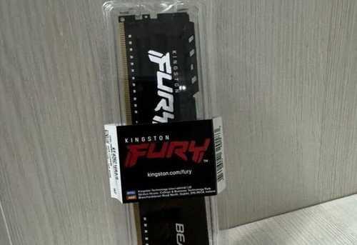 Оперативная память ddr4 kingston fury 8Gb 2666Мгц