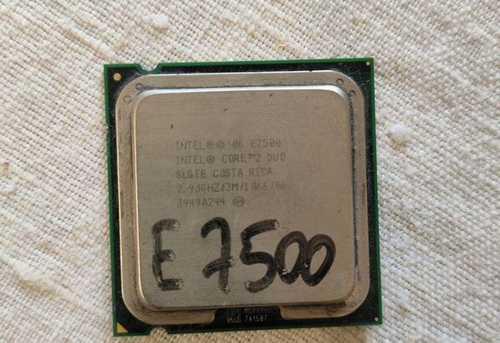 Процессор intel core 2 duo E7500 LGA775