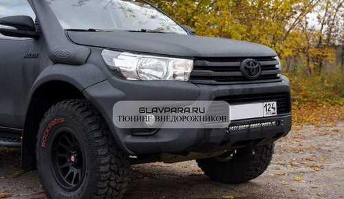 Мини силовик STC Toyota Hilux 2015-2020 с площадко