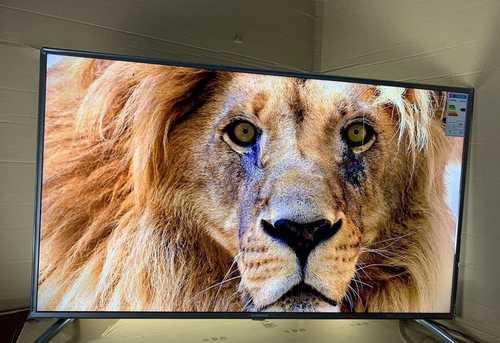 Большой 4K Ultra телевизор 127 см+настройка Smart