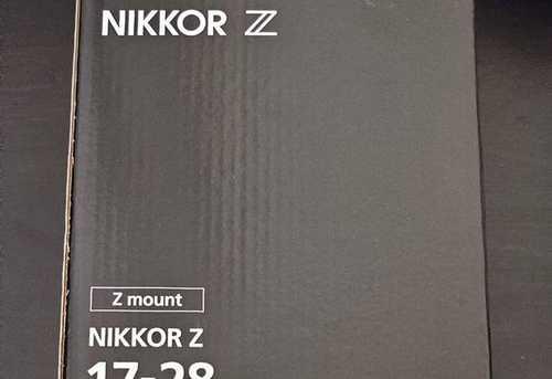 Nikon Nikkor Z 17-28mm F/2.8