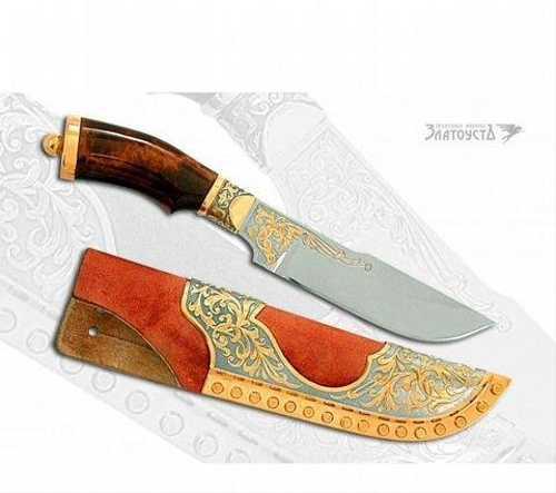 Нож подарочный «Царская охота» Златоуст