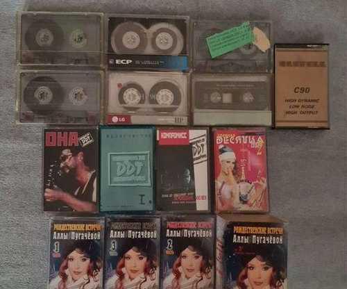 Аудиокассеты, видеокассеты, dvd диски