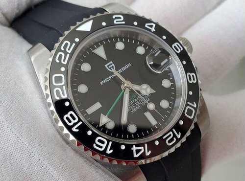 Час мужские Pagani Design 1662 BlackR (Rolex GMT