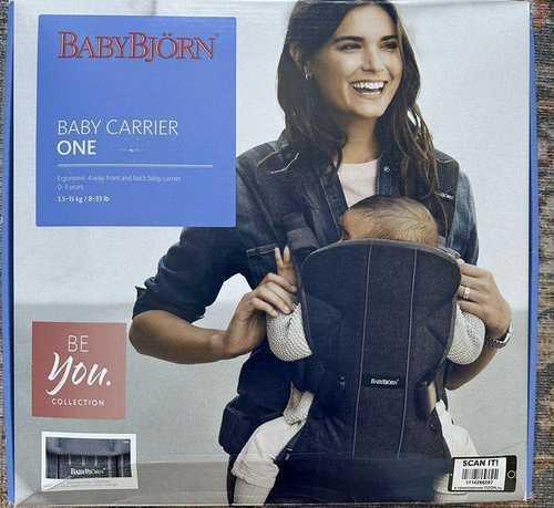 Эргорюкзак babybjorn one cotton