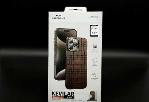 Чехол для iPhone 15 Pro Max Kevlar Keephone