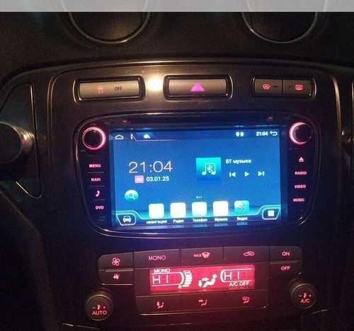 Магнитола 2 din android Ford Mondeo, Focus 2