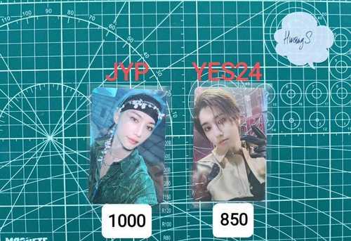 Карты Stray kids pob JYP yes24 Rock star Felix Han