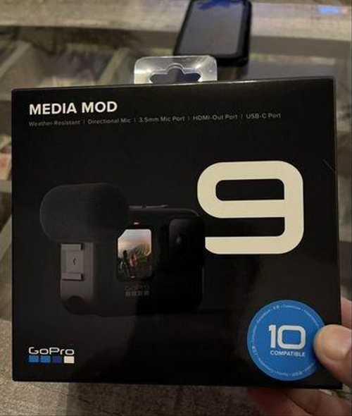 GoPro Media Mod для 9/10