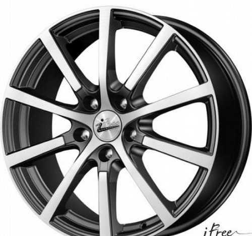 Диски iFree Big Byz 7,0x17 5x112 ET:35 66.6 Блэк Джек (Черный алмаз)