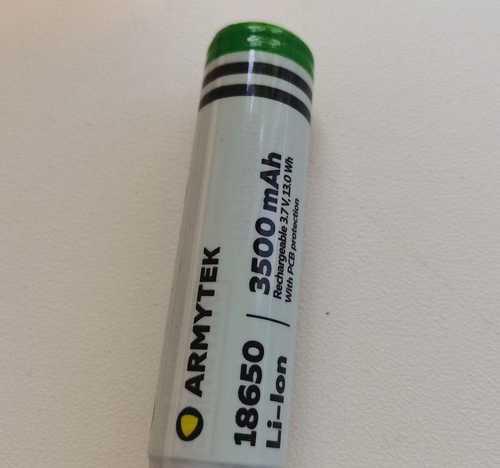 Аккумулятор 18650 armytek с защитой