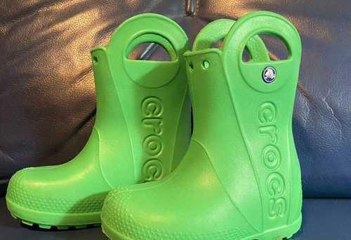 Резиновые сапоги crocs c7