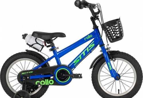 Велосипед sitis rollo 14" (2022) синий Sta877