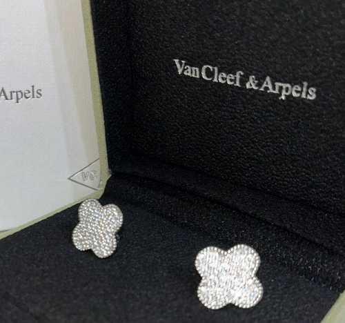 Серьги в стиле van cleef ван клиф