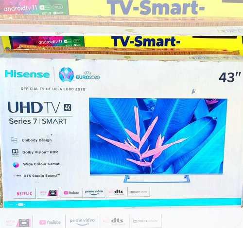 Телевизор SMART tv 43 Hisense H43A6140