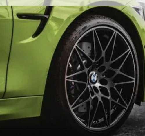 Bmw диски 666 стиль r19 black на f30 f10 e60