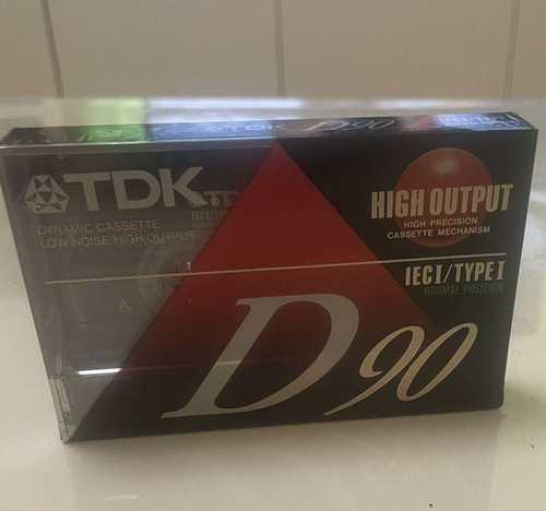 Аудиокассеты новые запечатанные TDK D 90