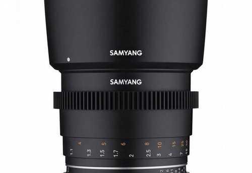 Samyang 85mm T1.5 vdslr MK2 для Canon EF