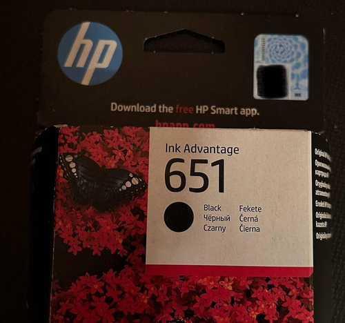 Картридж HP 651 черный