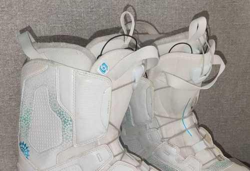 Сноубордические ботинки salomon 38,5