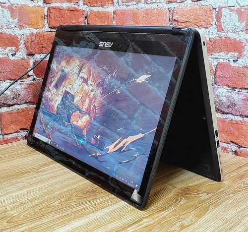 2 видеокарты FullHD Ноутбук Сенсорный Игровой Asus