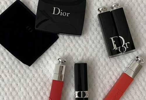 Помада, тинт, румяна Dior. Косметика Dior
