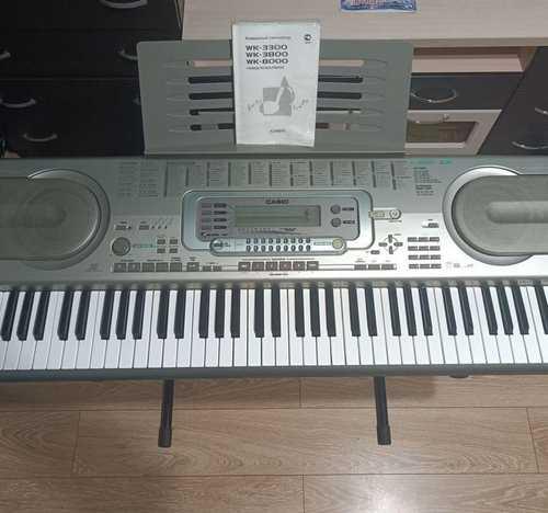 Синтезатор casio wk 3300