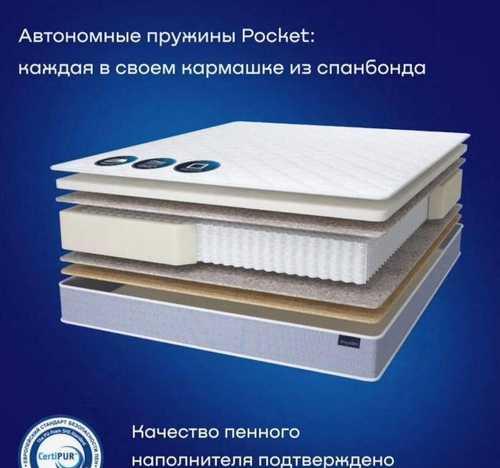 Maтpac buyson BuyFit 80x200 cм двухсторонний орто