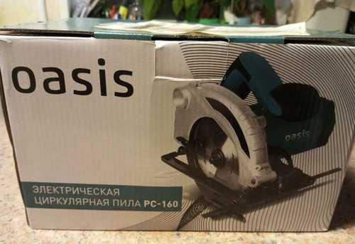 Новая электрическая циркулярная пила Oasis рс-160