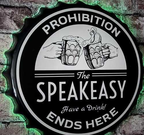 Декор на стену Prohibition The Speakeasy