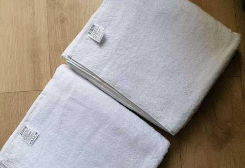 Махровые полотенца белые 70#120, 70#140